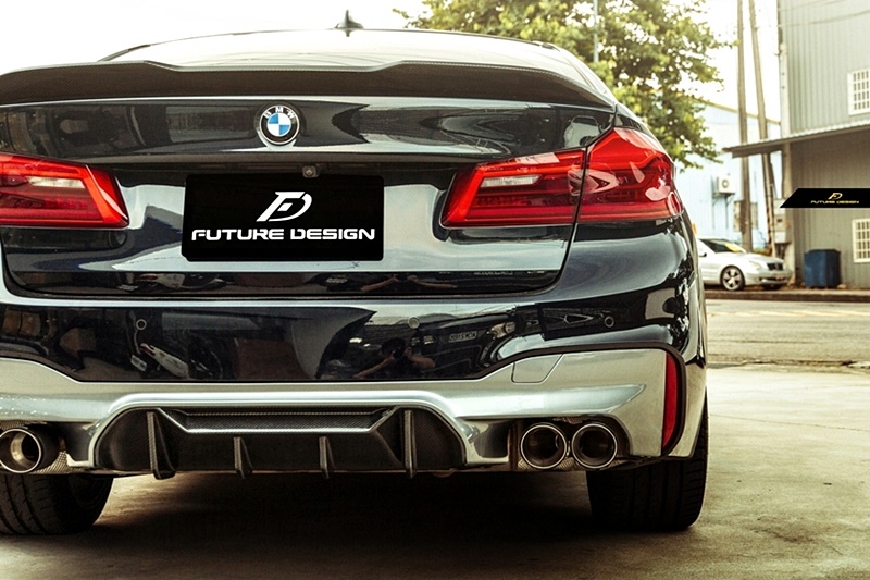 AIRWING CO.,LTD. - Products - F90 M5 - CS style Carbon Trunk Spoiler ...