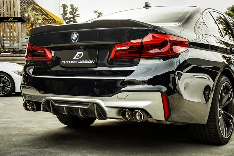 AIRWING CO.,LTD. - Products - F90 M5 - CS style Carbon Trunk Spoiler ...