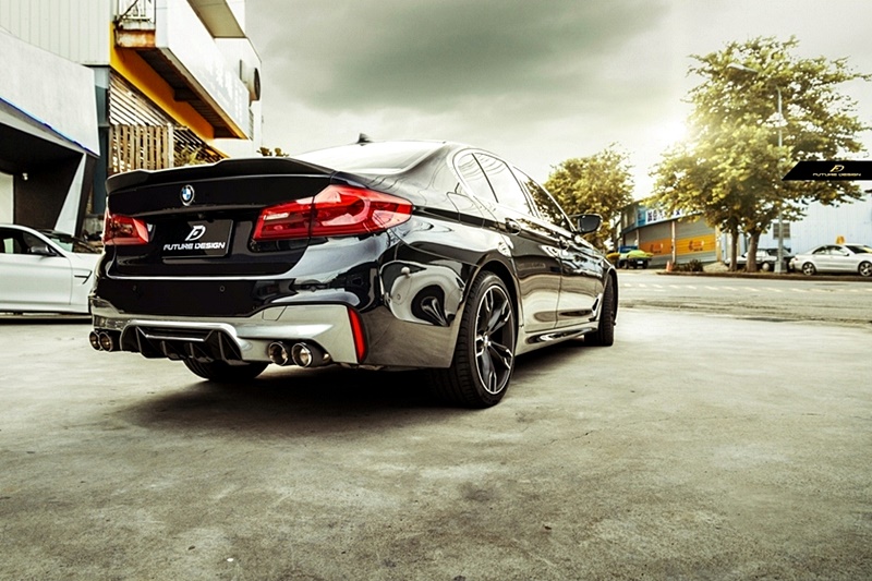 AIRWING CO.,LTD. - Products - F90 M5 - CS style Carbon Trunk Spoiler ...