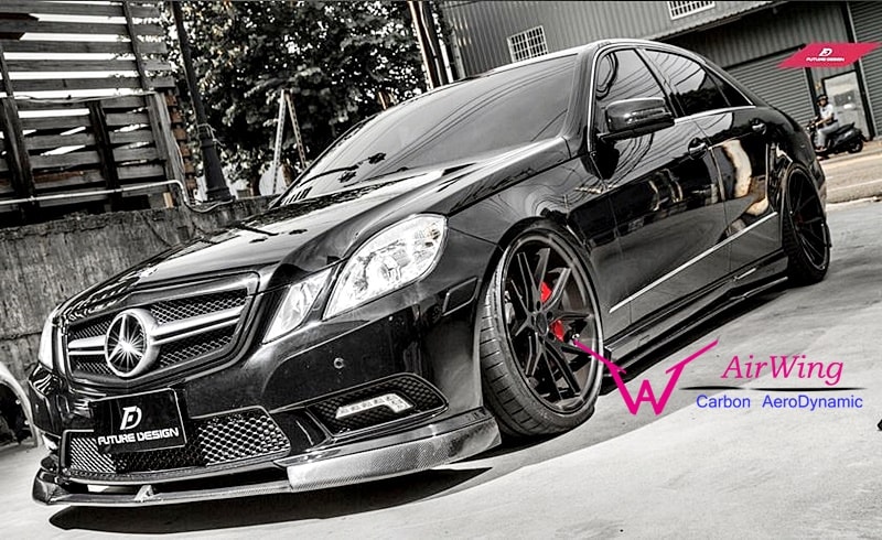 AIRWING CO.,LTD. - Products - W212 - VORSTEINER style Carbon Front Lip ...