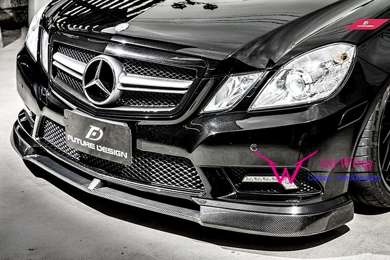 AIRWING CO.,LTD. - Products - W212 - VORSTEINER style Carbon Front Lip ...